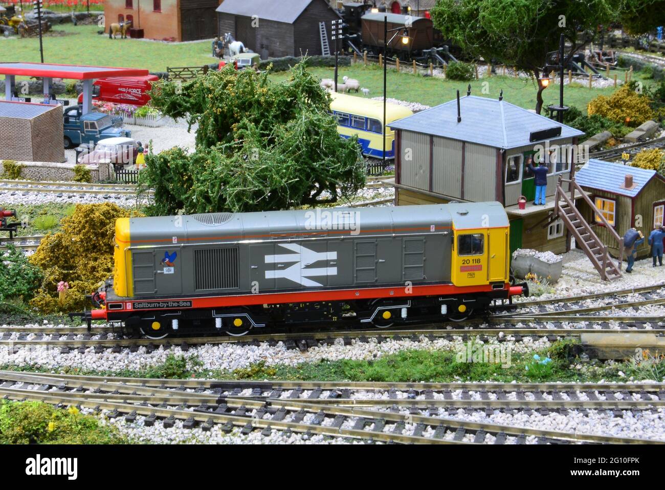 A class 20 Model diesel in Railfreight grey Stock Photo - Alamy