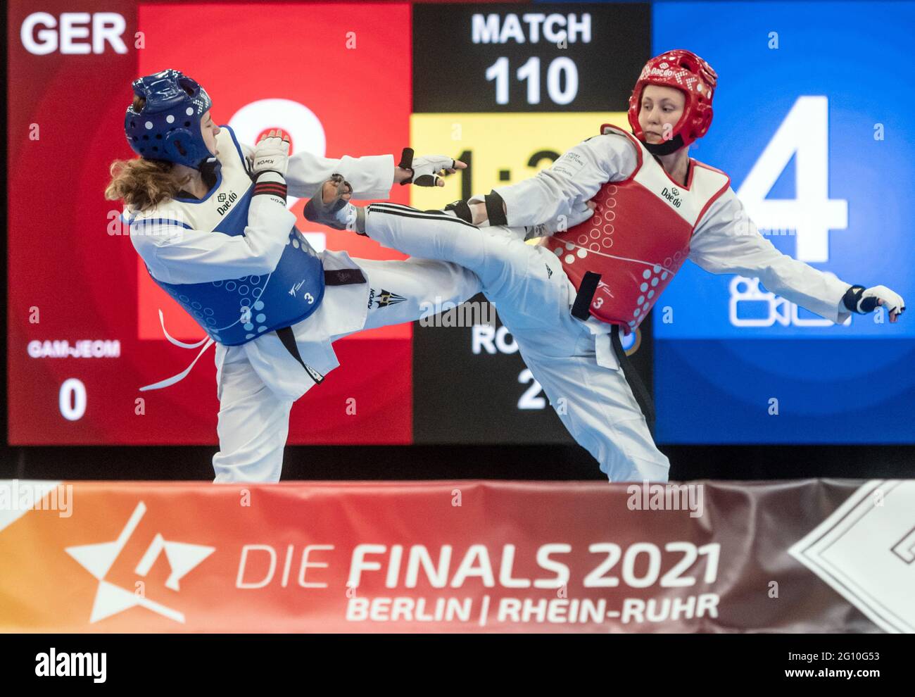 Dortmund, Germany. 04th June, 2021. Finals 2021 - Taekwondo, women ...