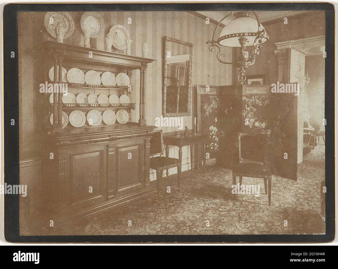 Interior of the house of E. Quarles van Ufford at the Janskerkhof in ...