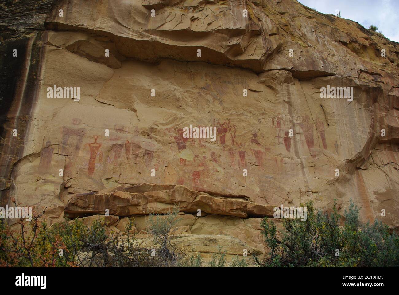 Native American Petroglyphs at Sego Canyon, Thompson Springs, Utah, USA ...