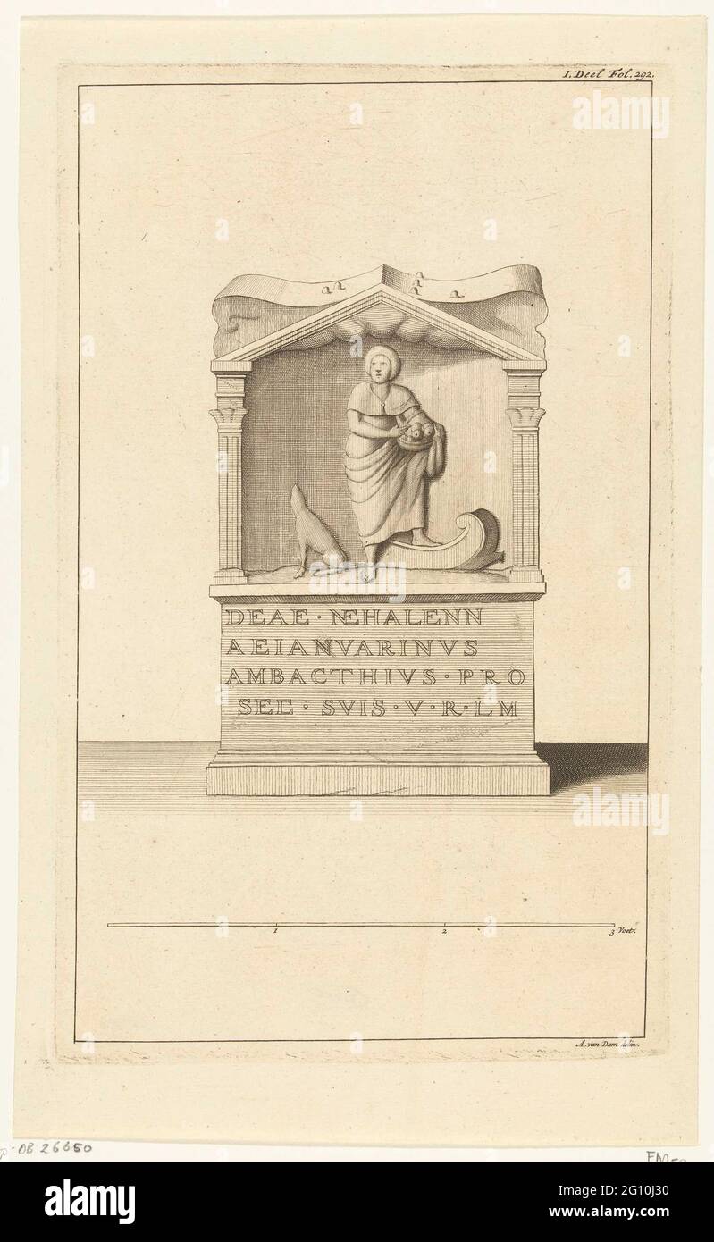 Altar of the Roman goddess Nehalennia Stock Photo - Alamy