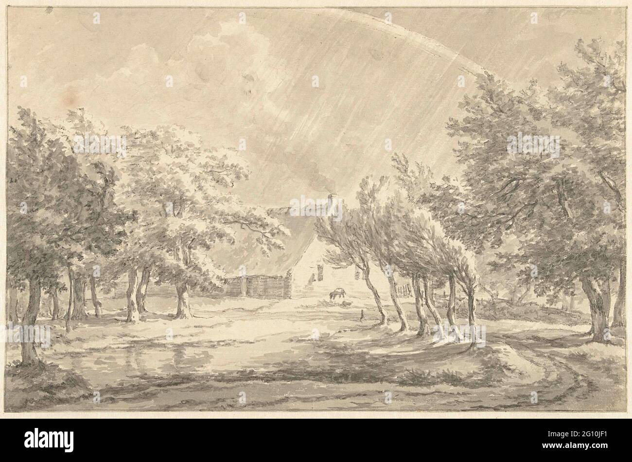 Landscape in Eext (Drenthe Stock Photo - Alamy