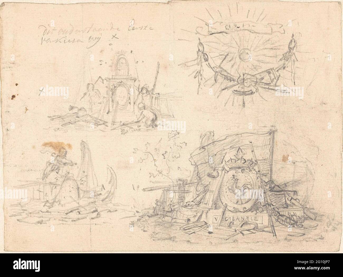 Four variants of symbols regarding the VOC Stock Photo - Alamy