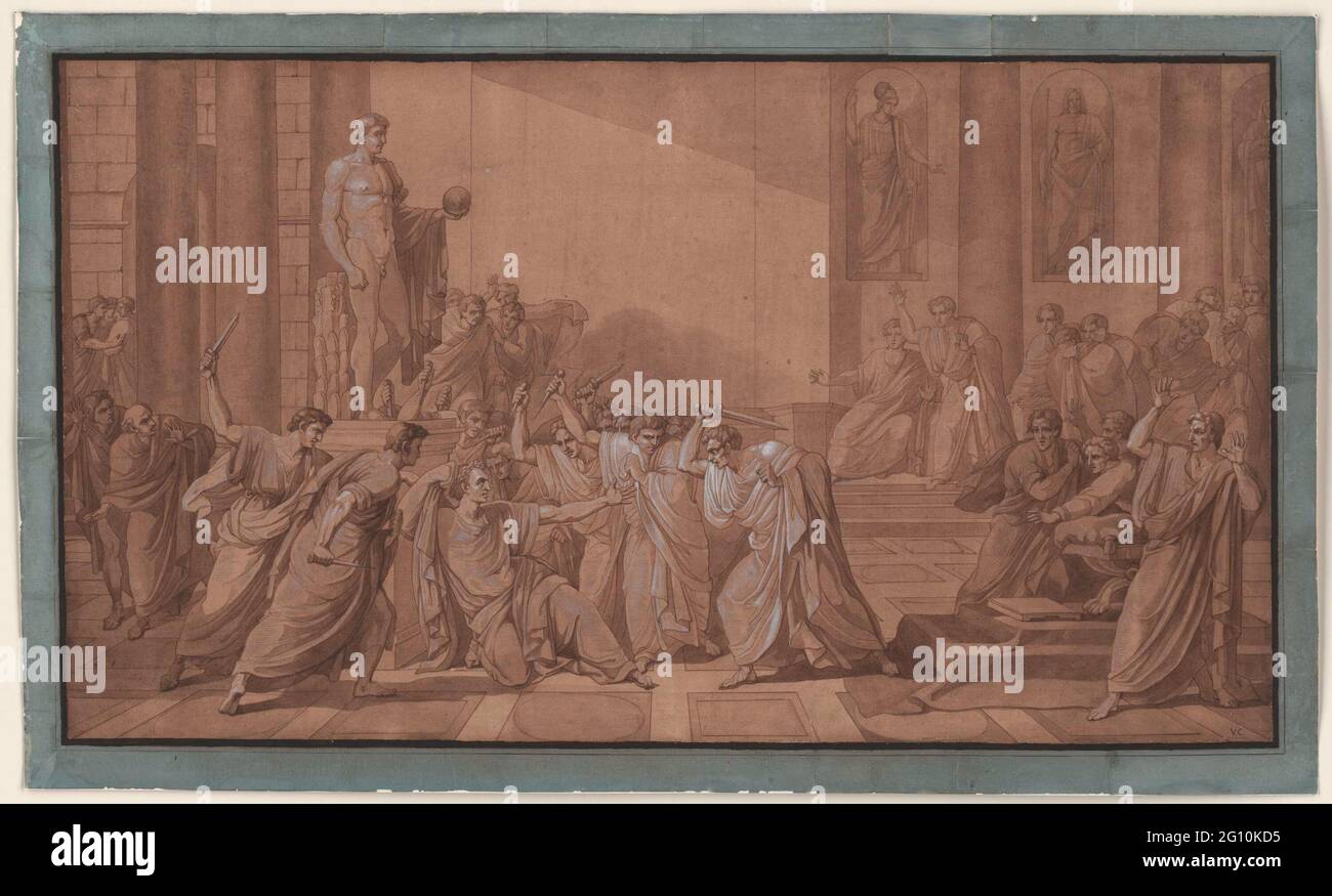 The murder on Julius Caesar Stock Photo - Alamy