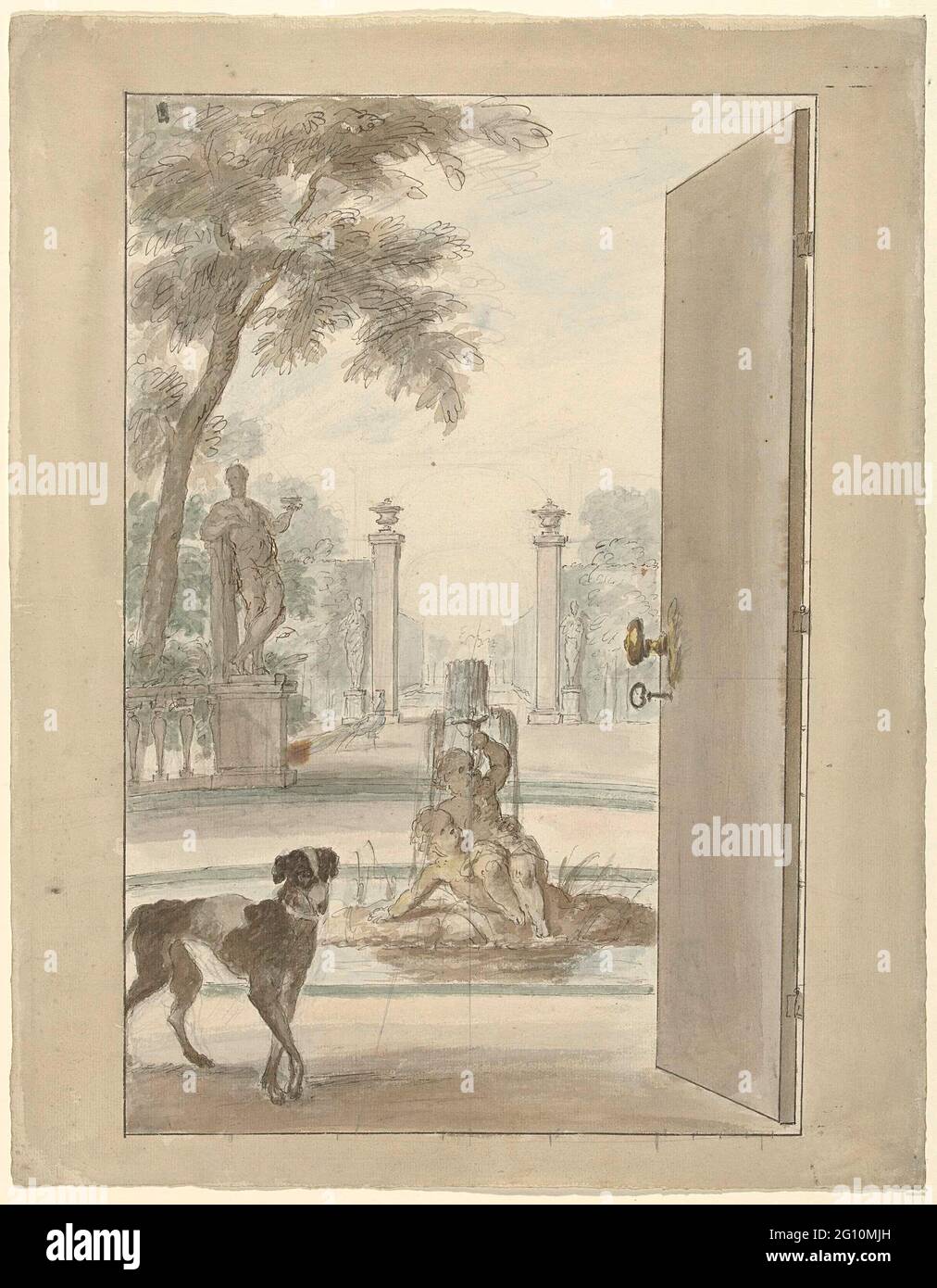 Design for a room protecting face through an outstanding door on a ...