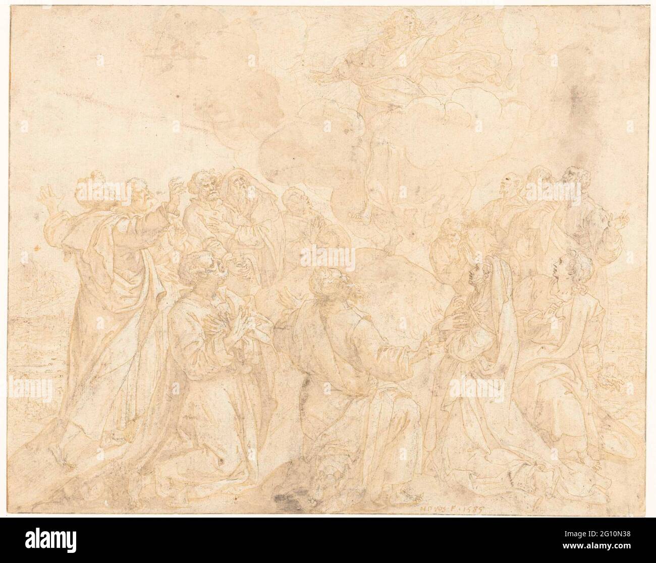 Ascension of Christ; Thesaurus (...) Novi Testamenti. Design for a ...