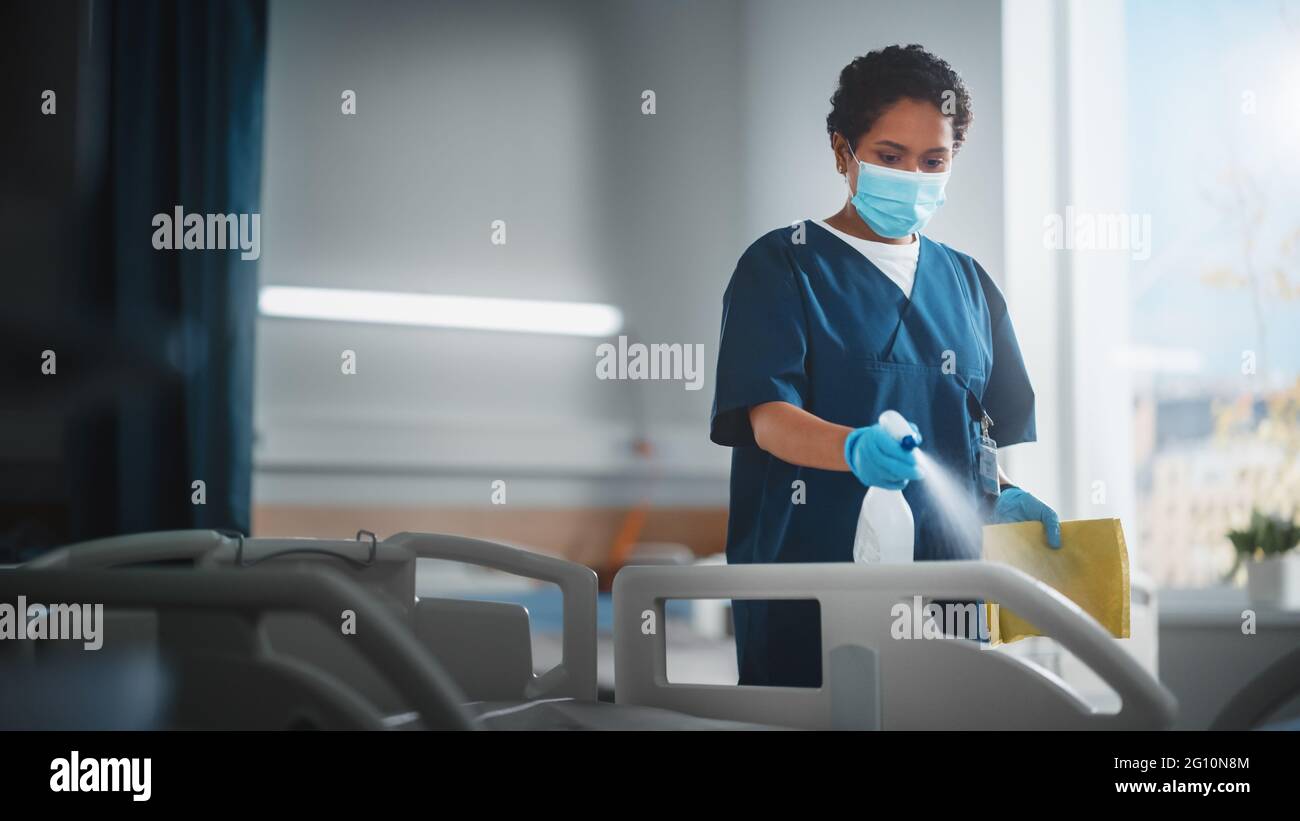 Hospital ward cleaning hi-res stock photography and images - Alamy