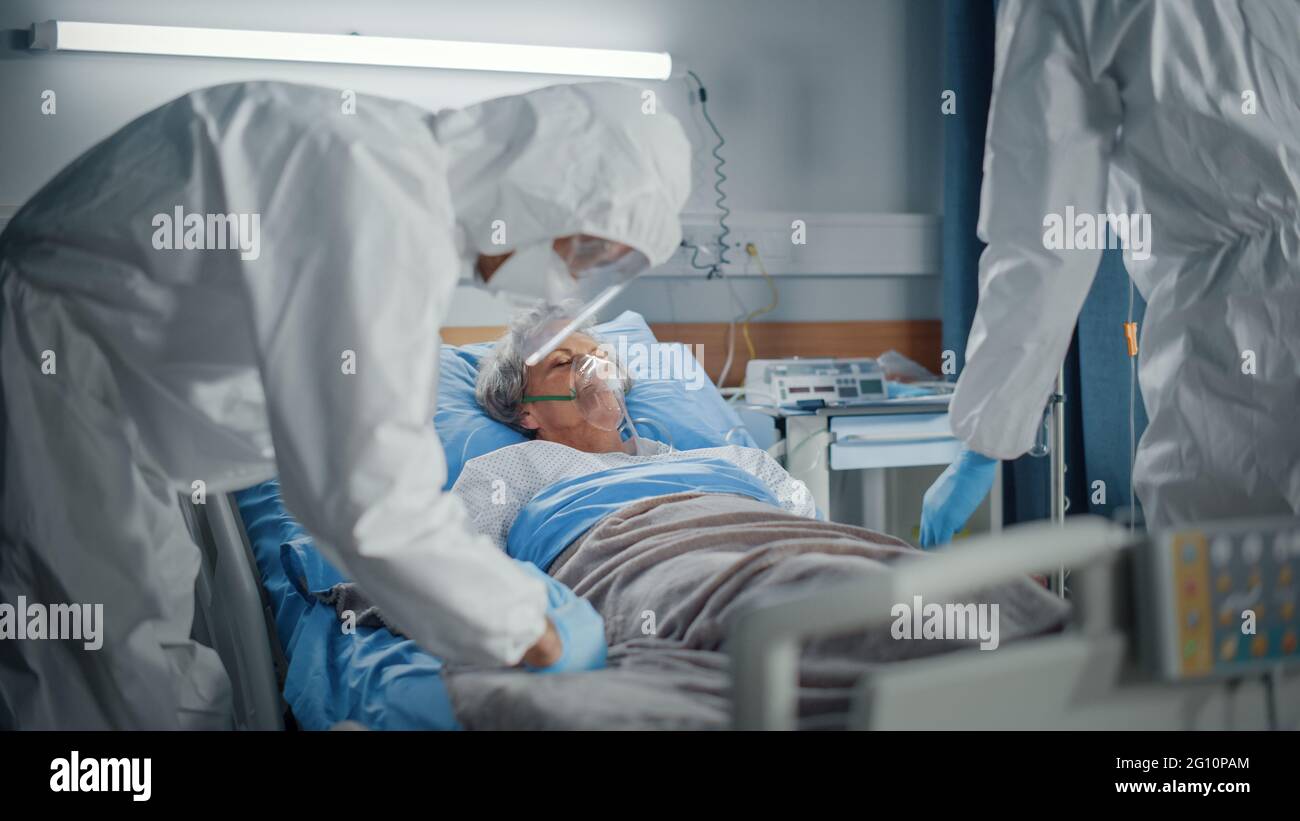 Hospital Coronavirus Emergency Department Ward: Doctors, Paramedics ...