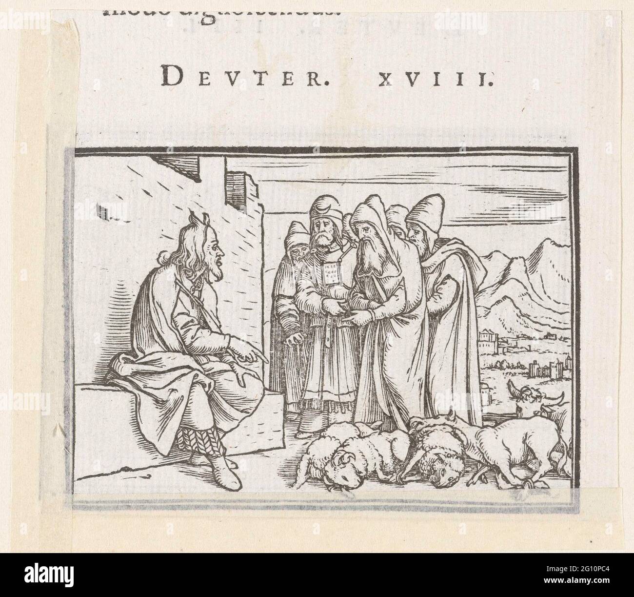 Sheep at the feet of moses hi-res stock photography and images - Alamy