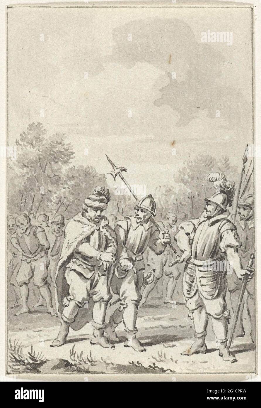 Count Floris III captured by the Count of Flanders, 1165. Count Floris ...