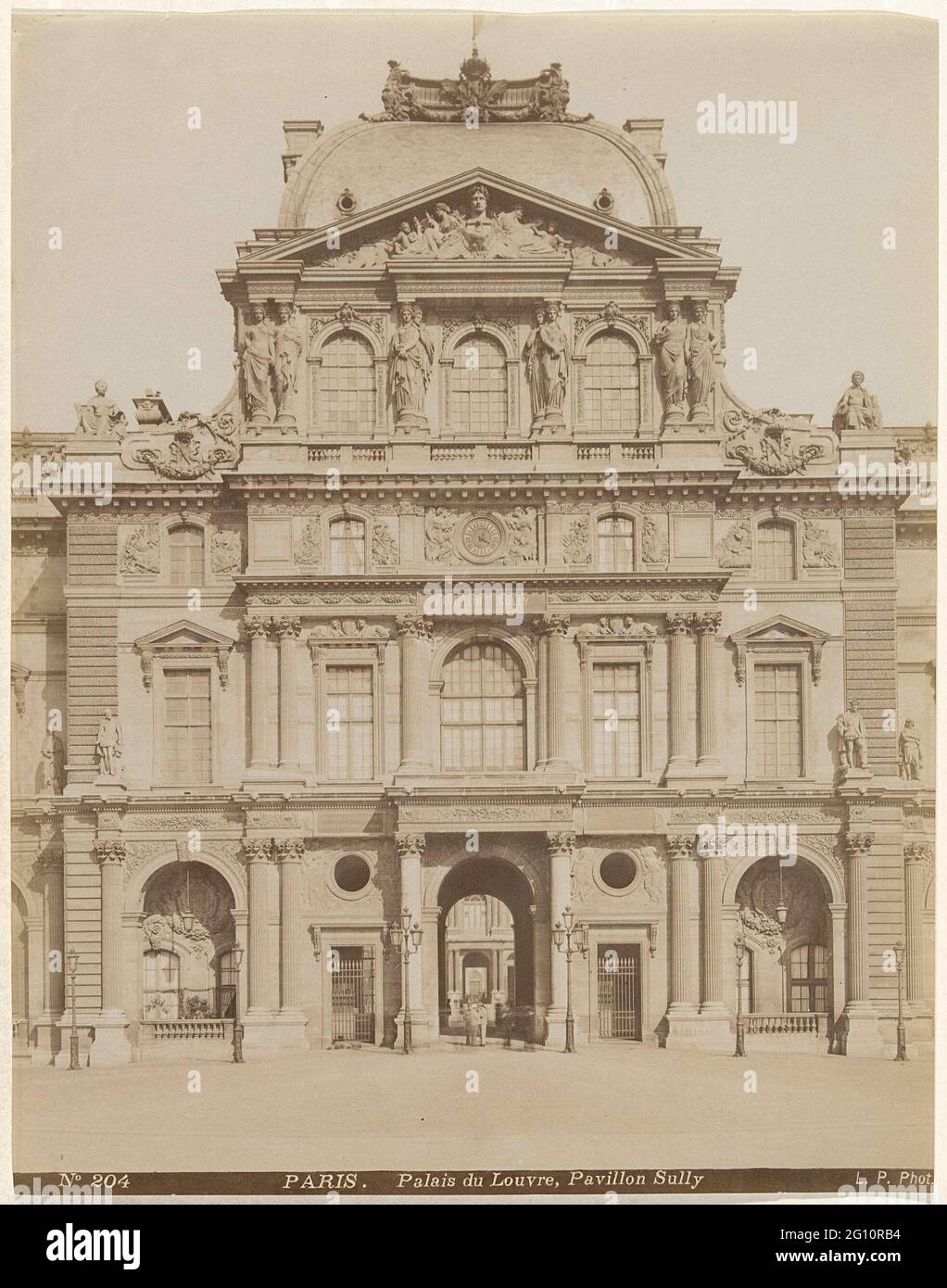 Pavilion Sully of the Louvre, Paris; Paris. Palais du Louvre, Pavillon ...