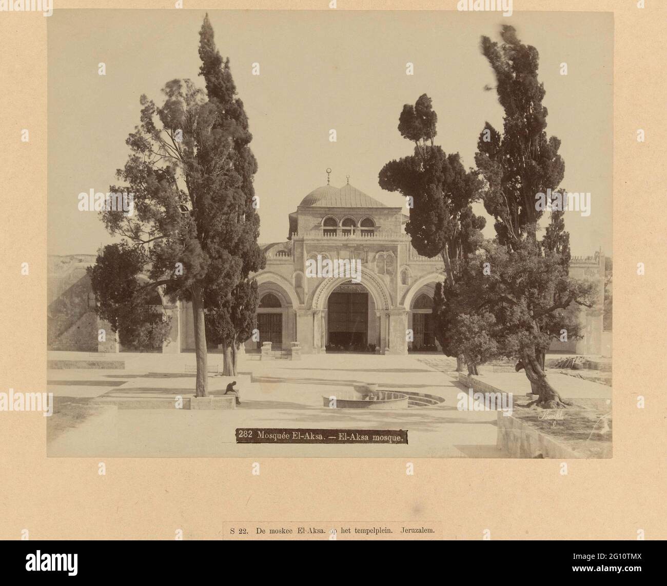 S 22. The Mosque El Aksa. on the temple square. Jerusalem.; 282 Mosquee ...