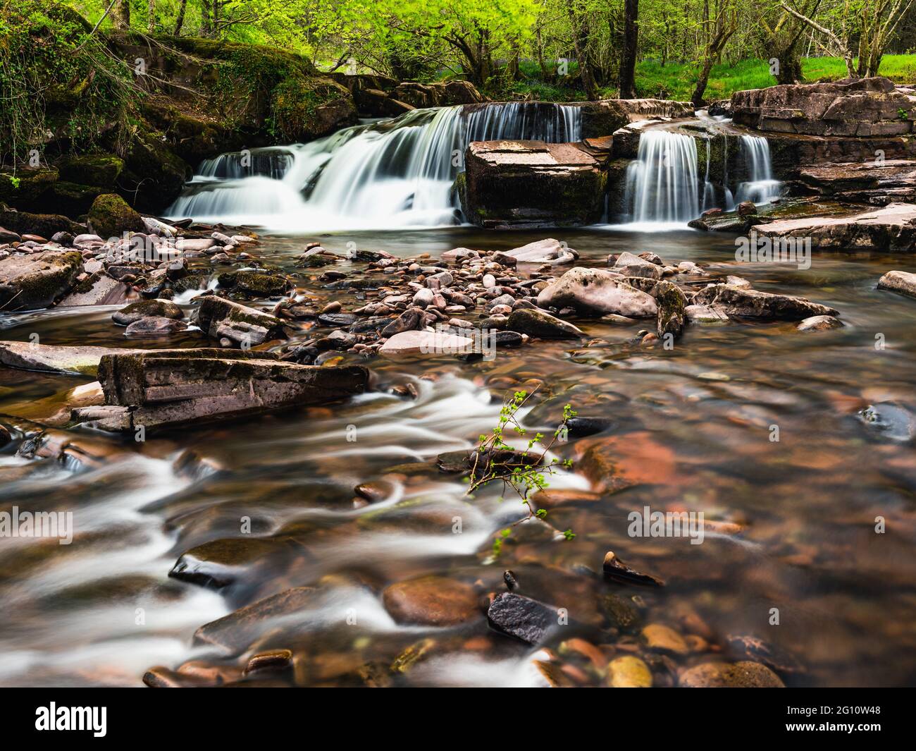Pont cwm y fedwen waterfall hi-res stock photography and images - Alamy