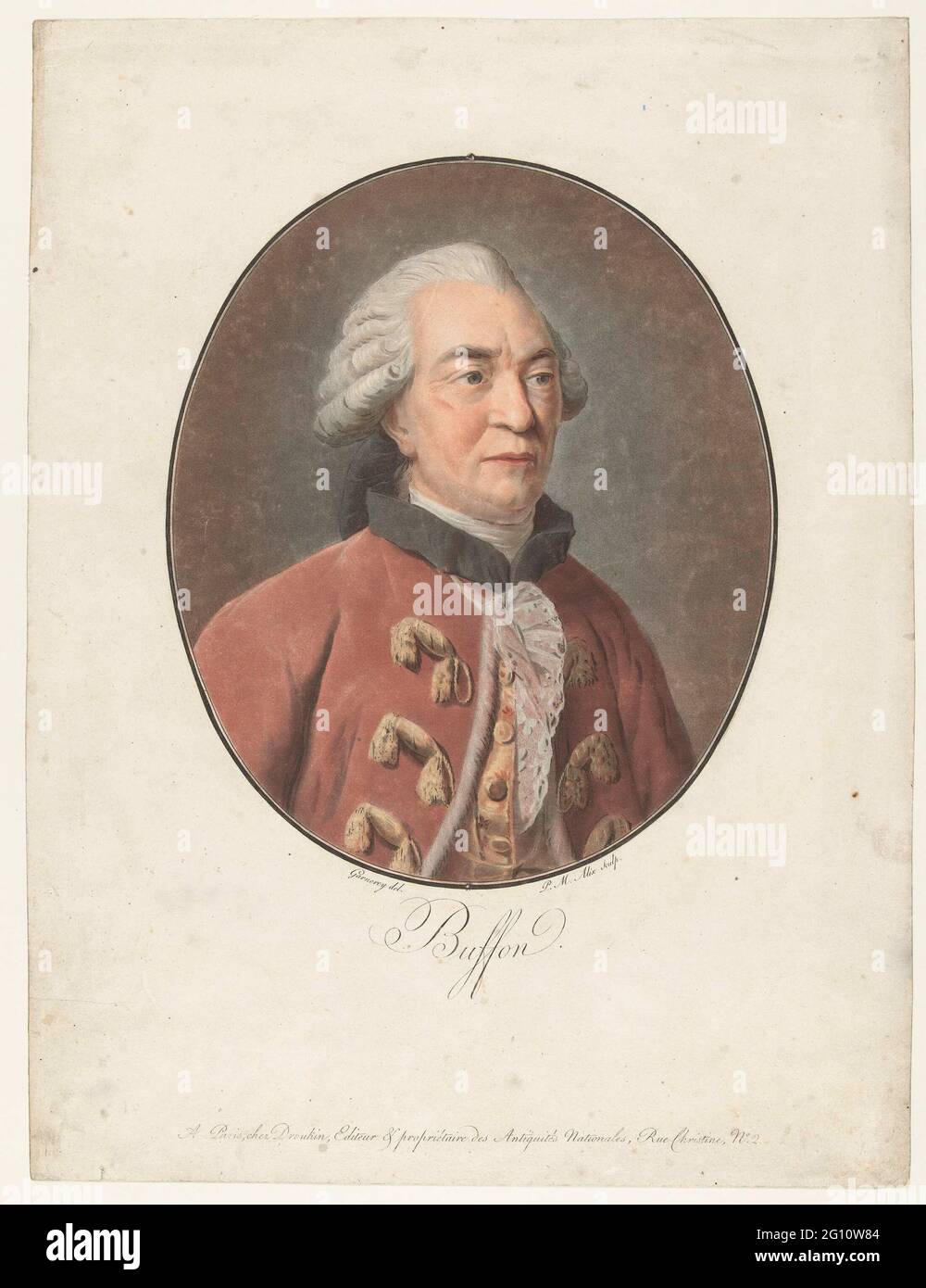 Portrait of Georges Louis Leclerc Count of Buffon; Buffon; Collection ...