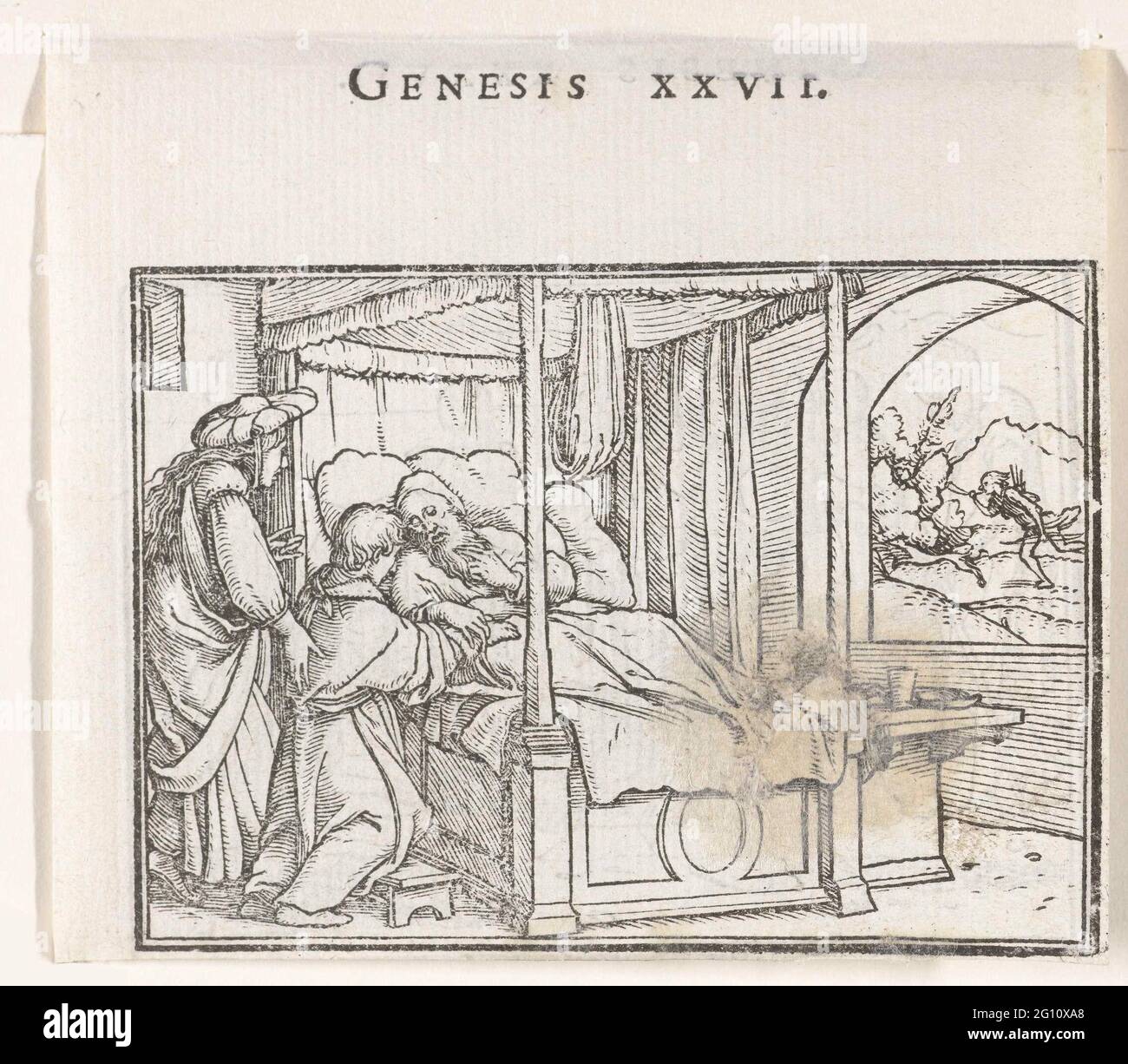 Blind isaac blesses jacob hi-res stock photography and images - Alamy