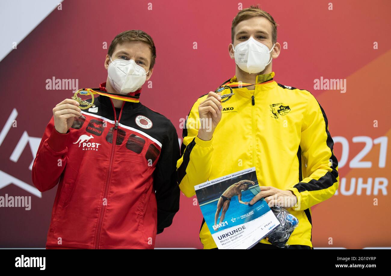 Berlin, Germany. 04th June, 2021. Water diving: German championship ...