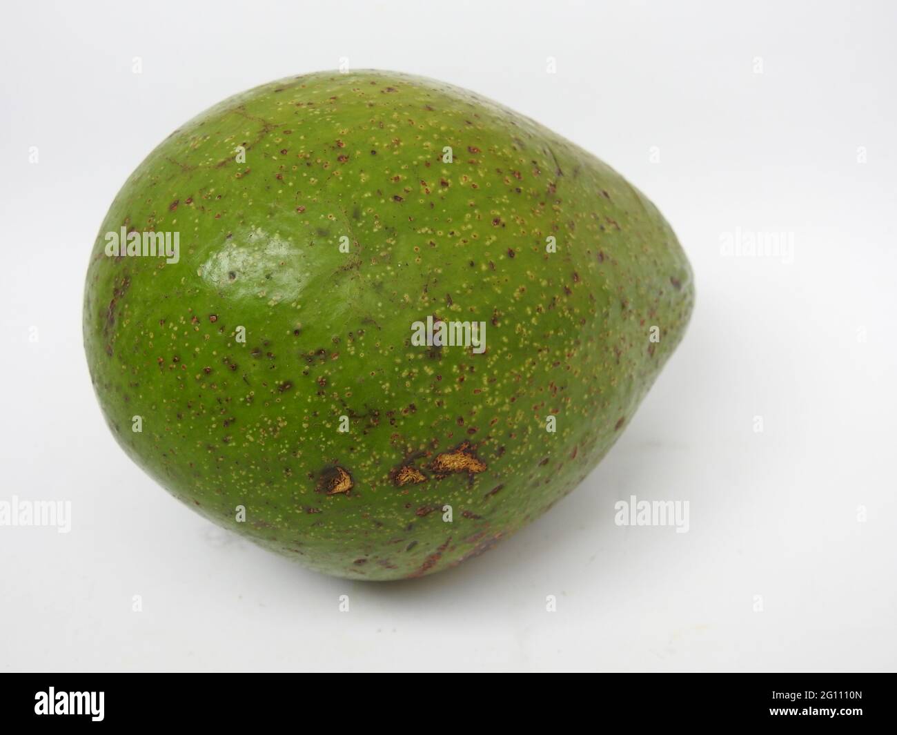Fresh raw avocado isolated on a white background Stock Photo - Alamy