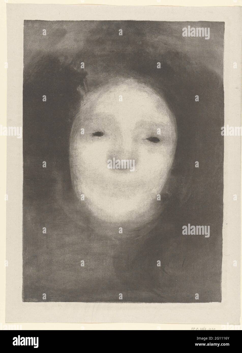 Study of head of smiling woman; Elise laughs; Etude the Femme Ou Elise ...