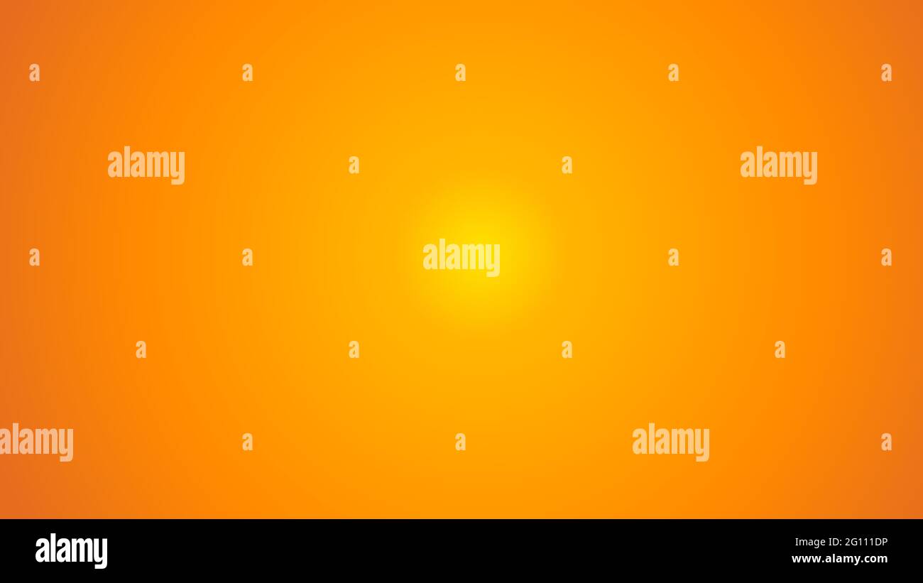 Orange yellow radial gradient abstract background. Copy space empty ...