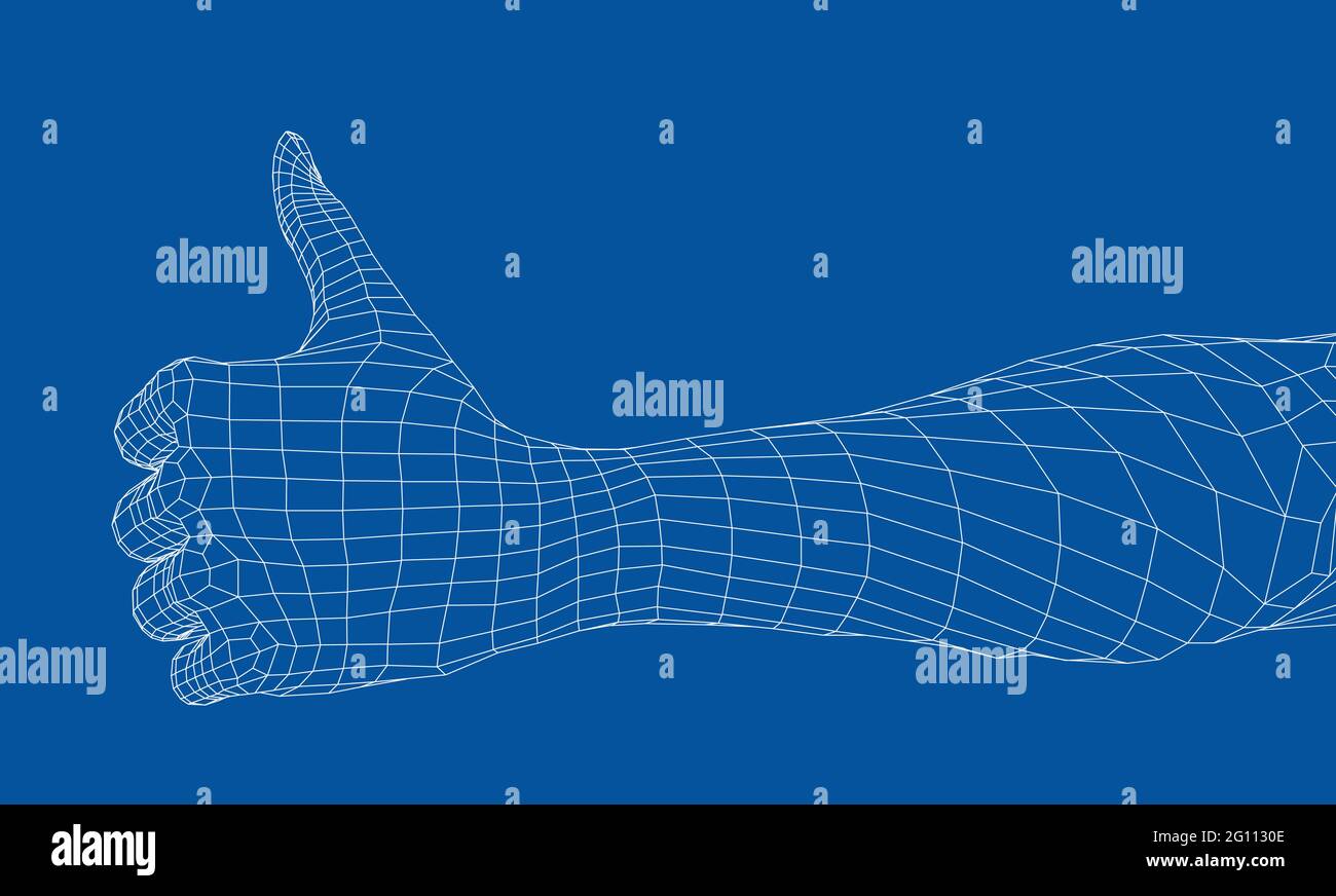 Thumb up hand sign. Vector Stock Vector Image & Art - Alamy