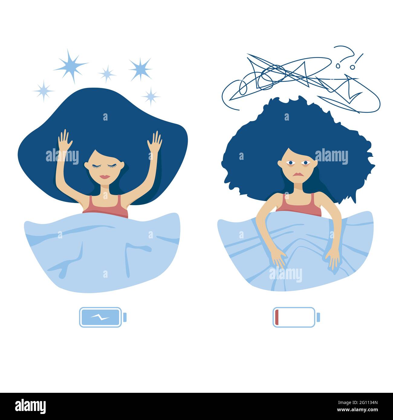 Sleeping dreams good night Stock Vector Images - Alamy