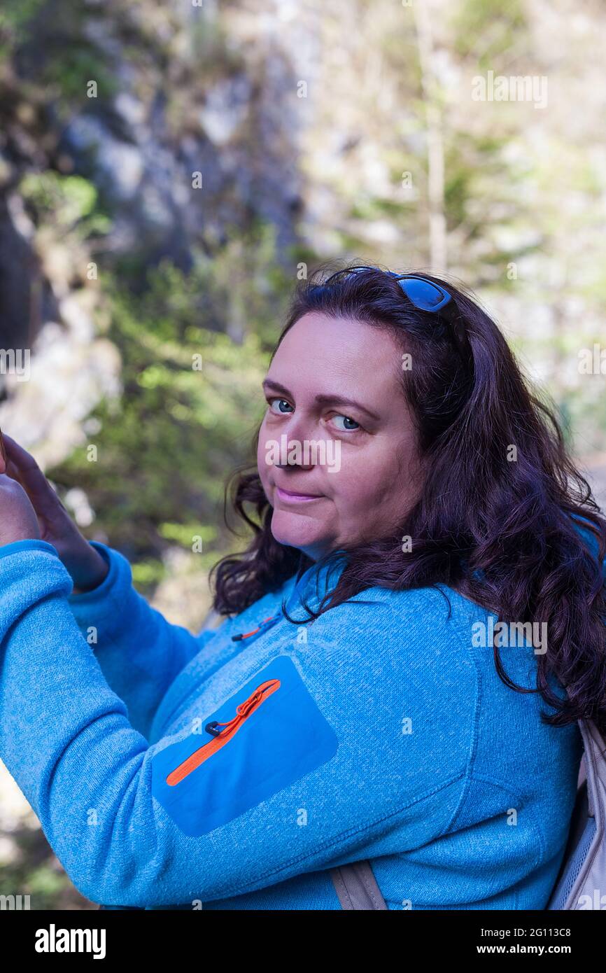 Obese fat female walking hi-res stock photography and images - Alamy