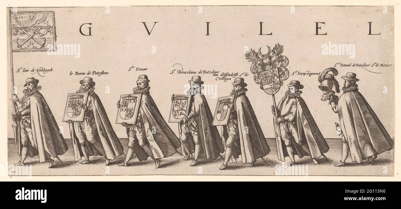 Funeral procession of Willem van Oranje, magazine 7; The funeral ...