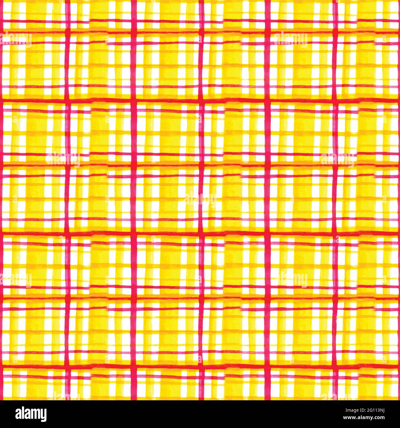 Hand painted bright shades plaid pattern Stock Vector Image & Art - Alamy
