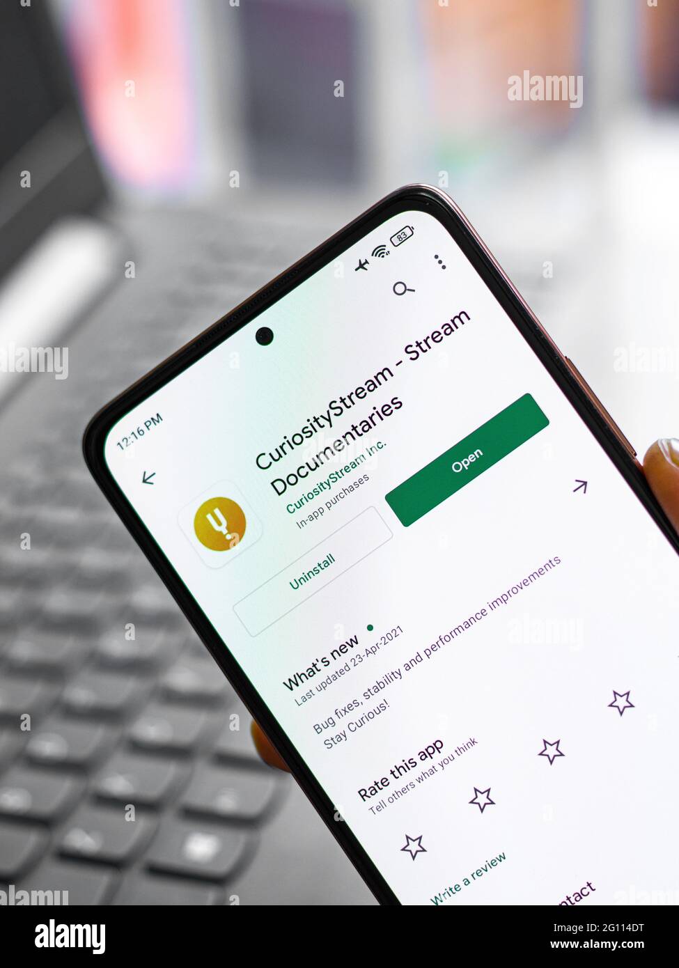 Curiositystream logo hi-res stock photography and images - Alamy