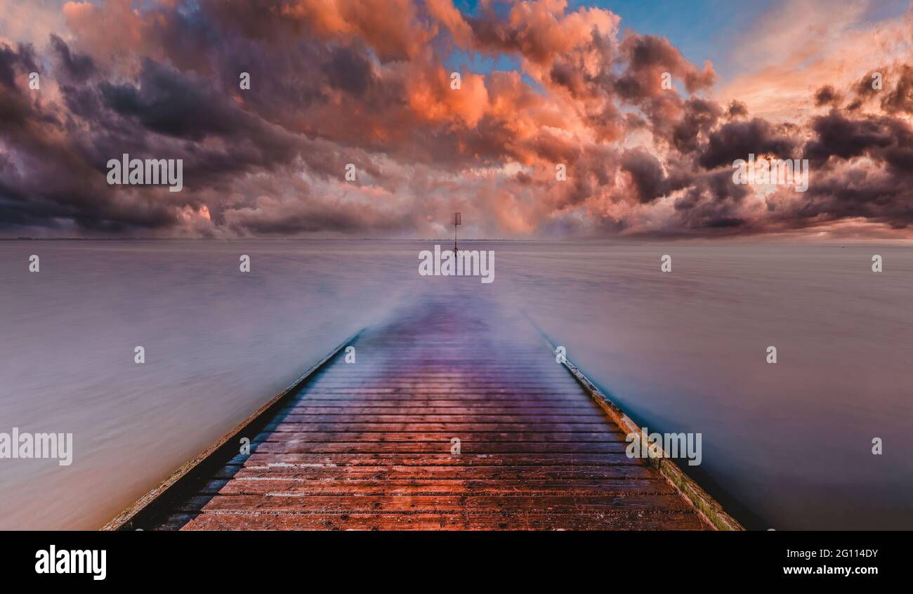 Stretches into the irish sea hi-res stock photography and images - Alamy