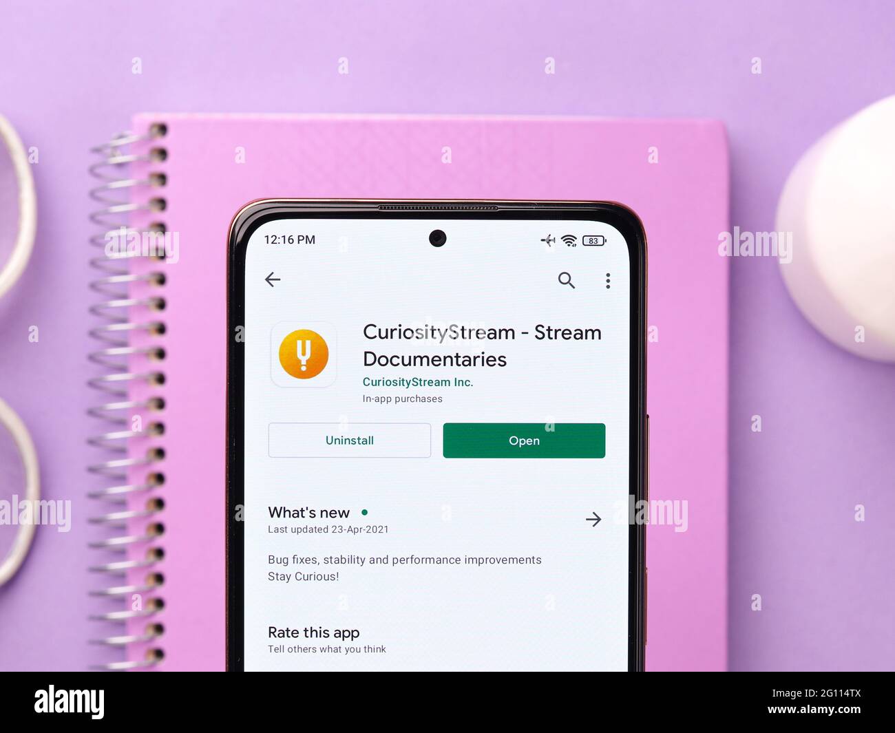 Curiositystream logo hi-res stock photography and images - Alamy