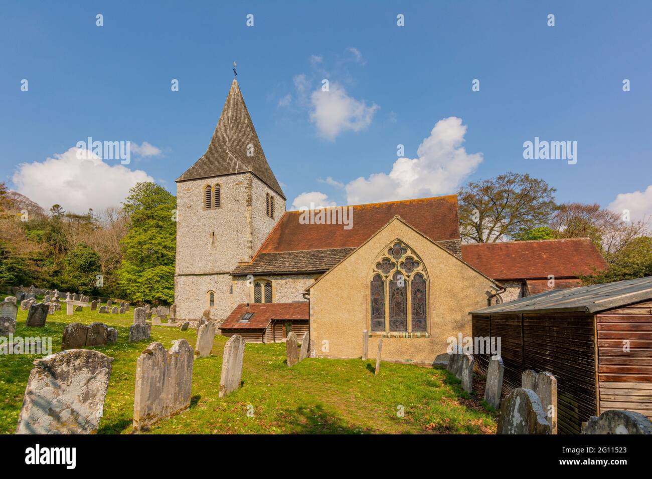 St. John the Baptist Church, Findon, West Sussex, England, UK Stock ...