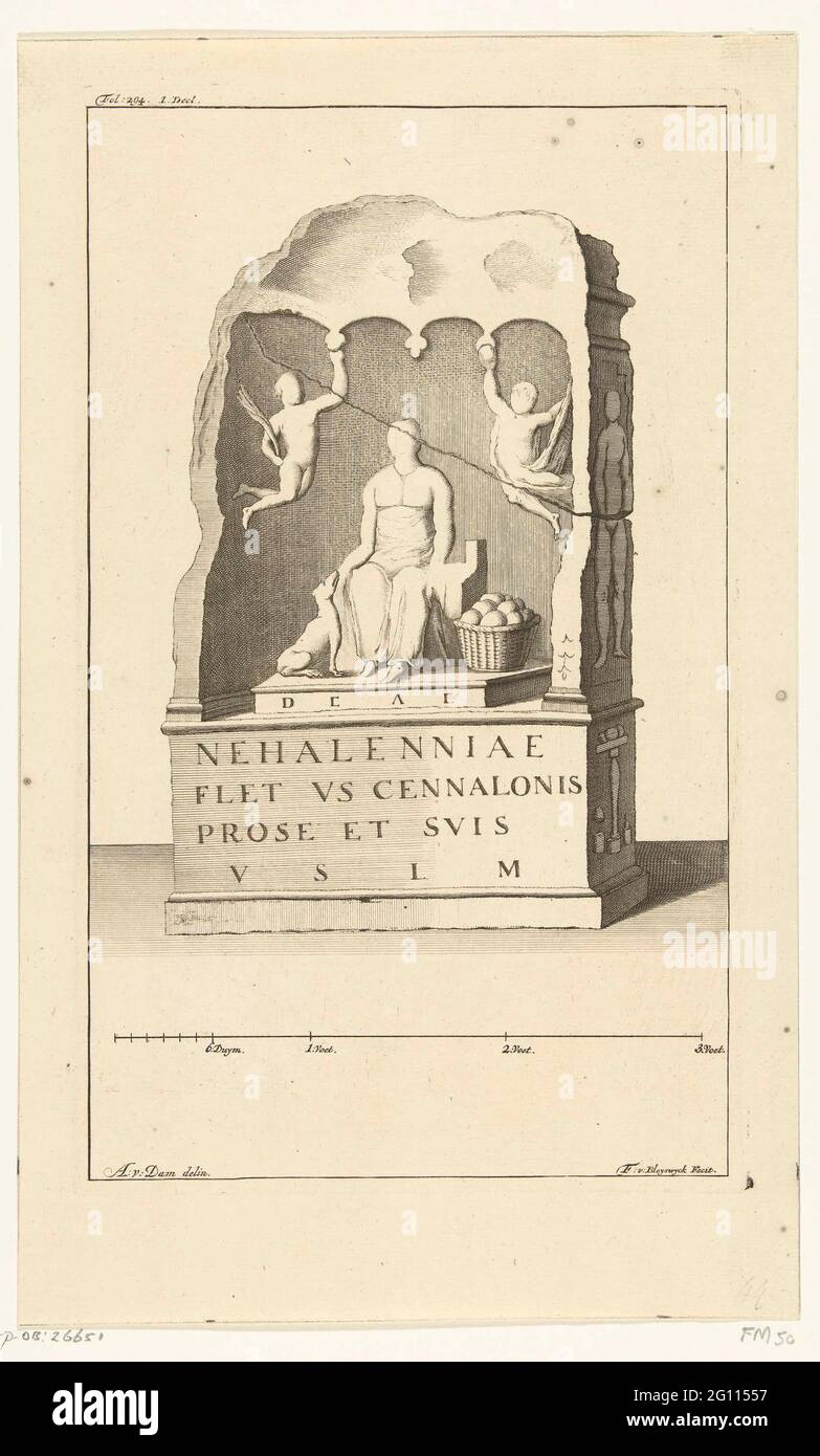 Altar of the Roman goddess Nehalennia Stock Photo - Alamy