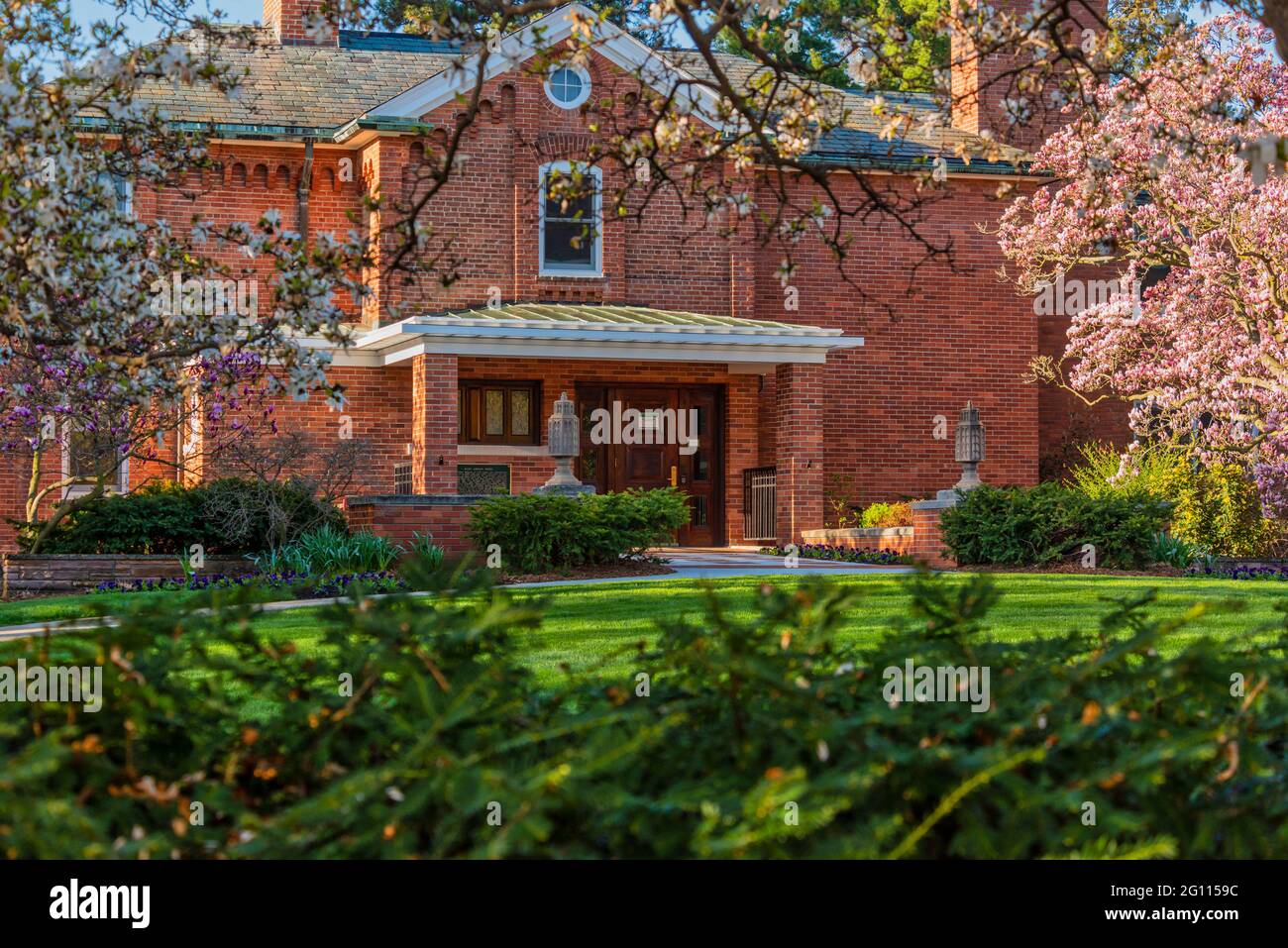 Alice B. Cowles House home of the University presidents located on the ...