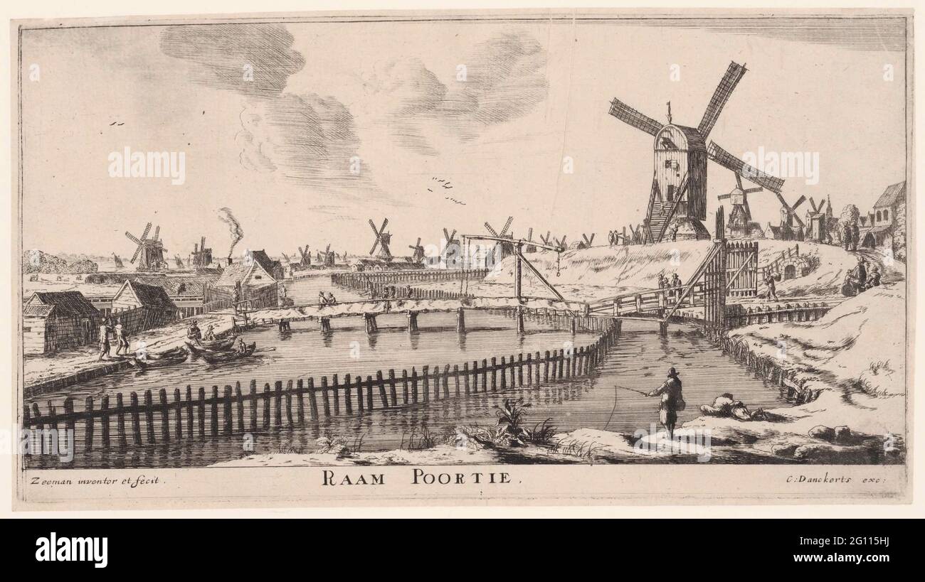 View of the window port in Amsterdam; Window gate; City gates of ...