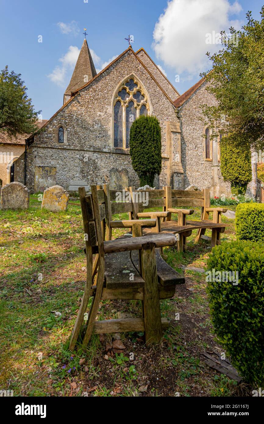 St. John the Baptist Church, Findon, West Sussex, England, UK Stock ...