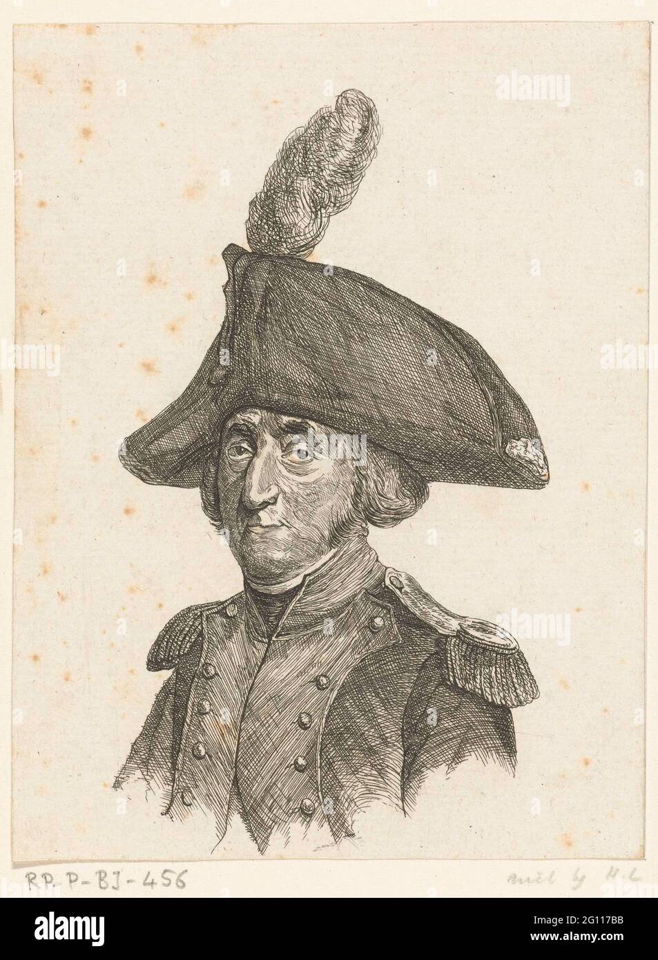 Portrait of lieutenant colonel benjamin roelofswaard. Portrait bust to ...