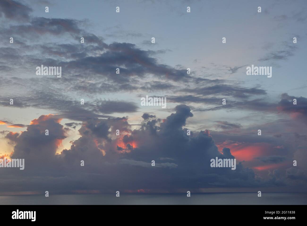 the beautiful and colorful cloud in the morning Stock Photo - Alamy