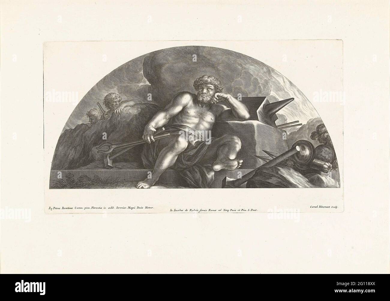 Vulcanus. Vulcanus, god of fire and blacksmith among the gods, is on a ...