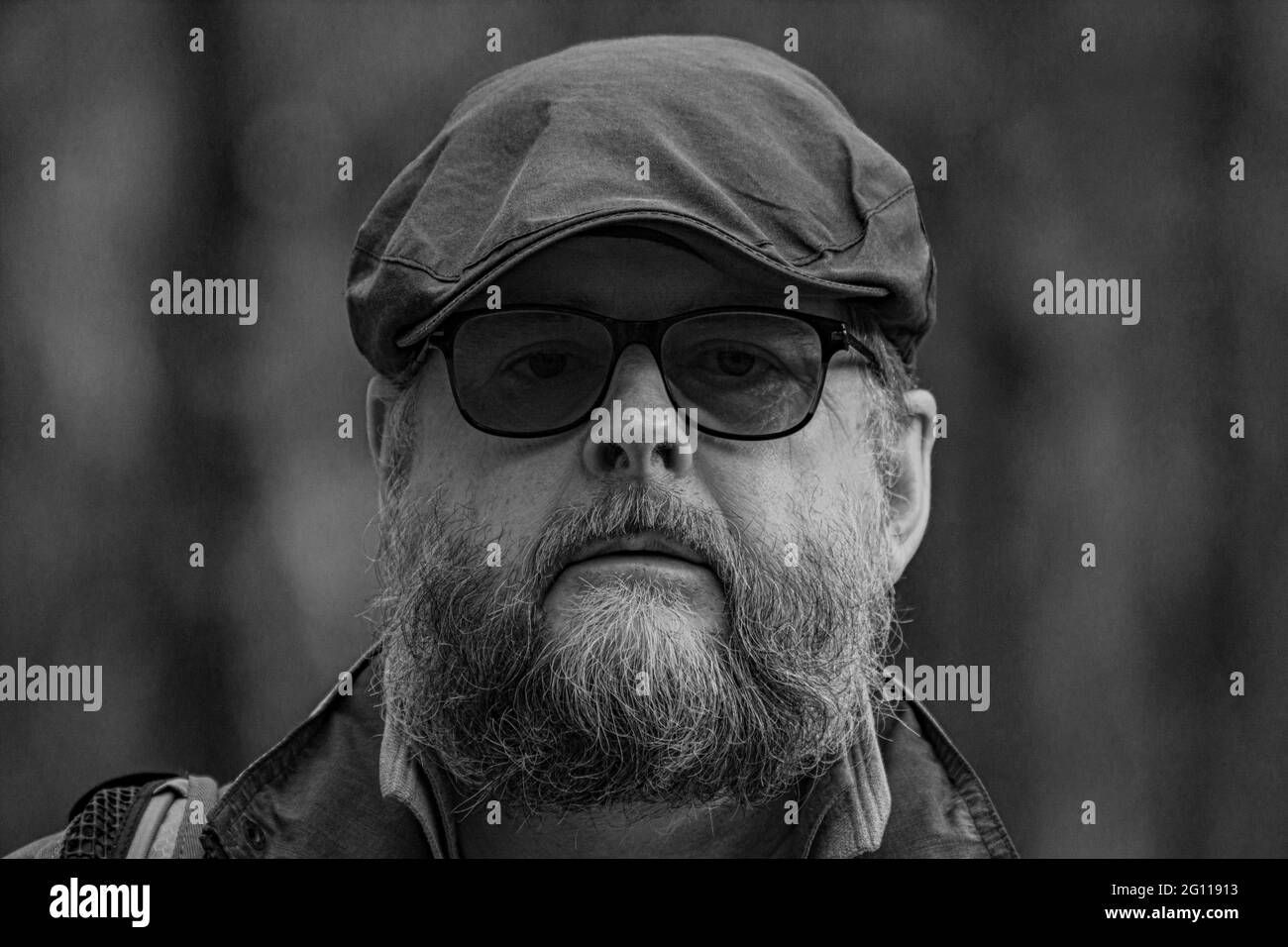 White faced man Black and White Stock Photos & Images - Alamy