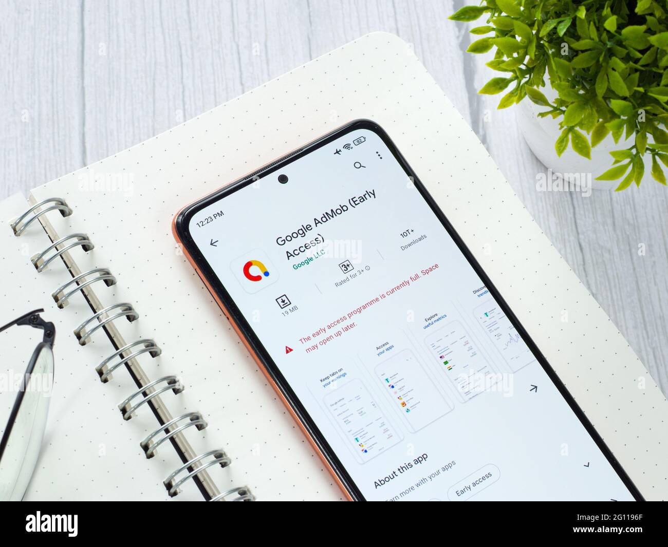 Assam, india - May 29, 2021 : Google AdMob logo on phone screen stock ...