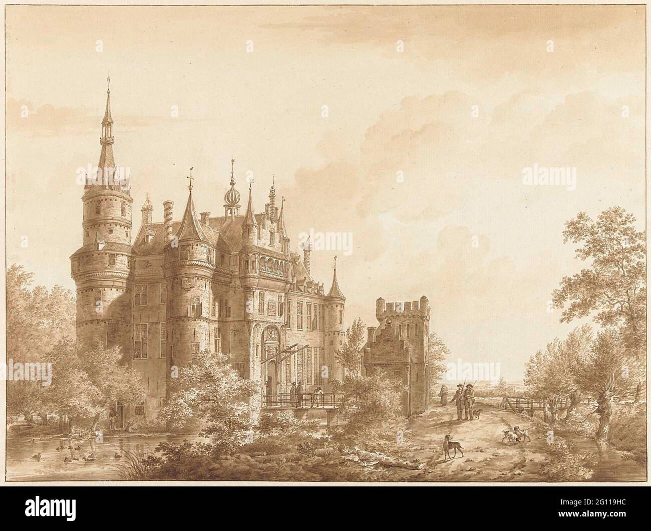 The castle of Wijk bij Duurstede Stock Photo - Alamy