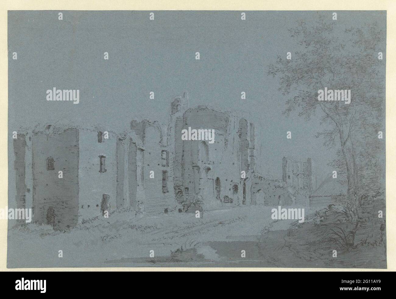 Construction of the Brederode Castle Stock Photo - Alamy