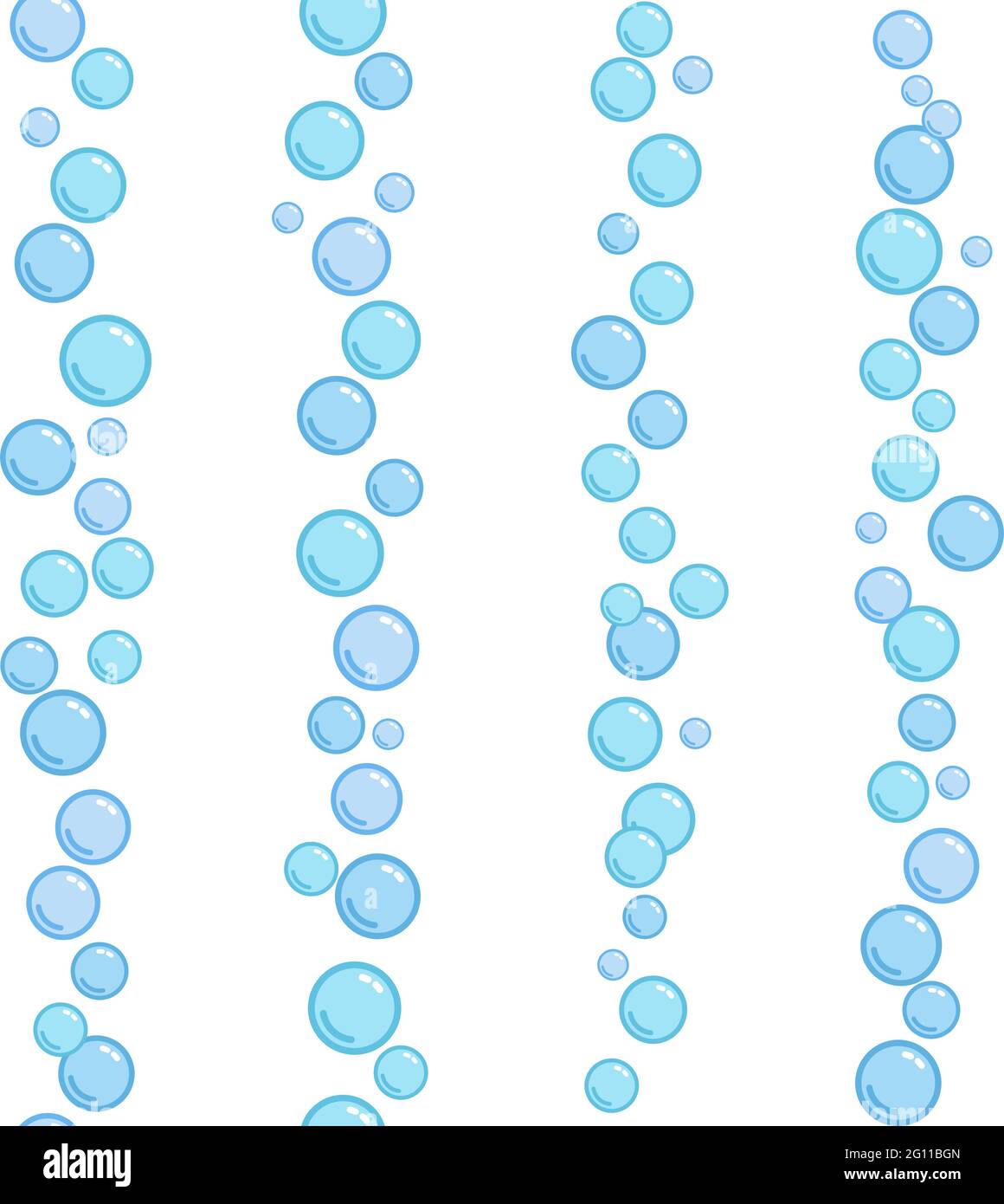 Vertical seamless soap bubble stripes, naive and simple lines with ...