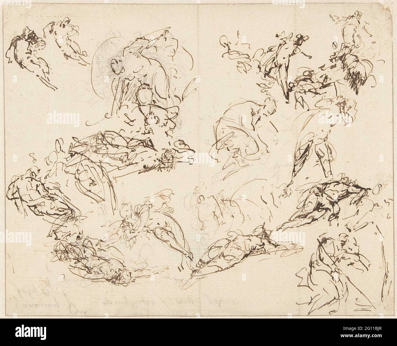 Study sheet with human figures Stock Photo - Alamy