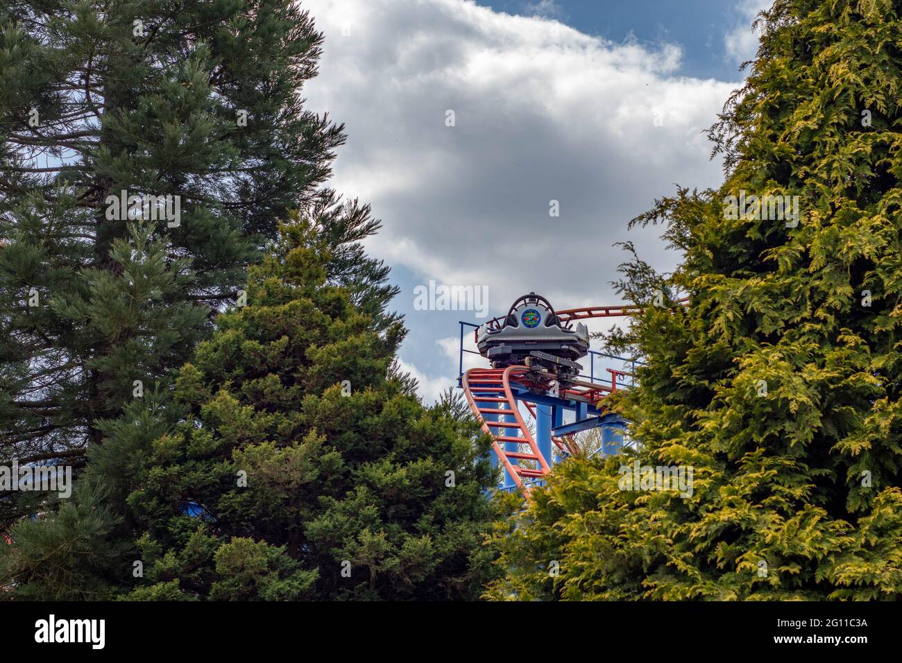 Mine train roller coaster hi-res stock photography and images - Alamy