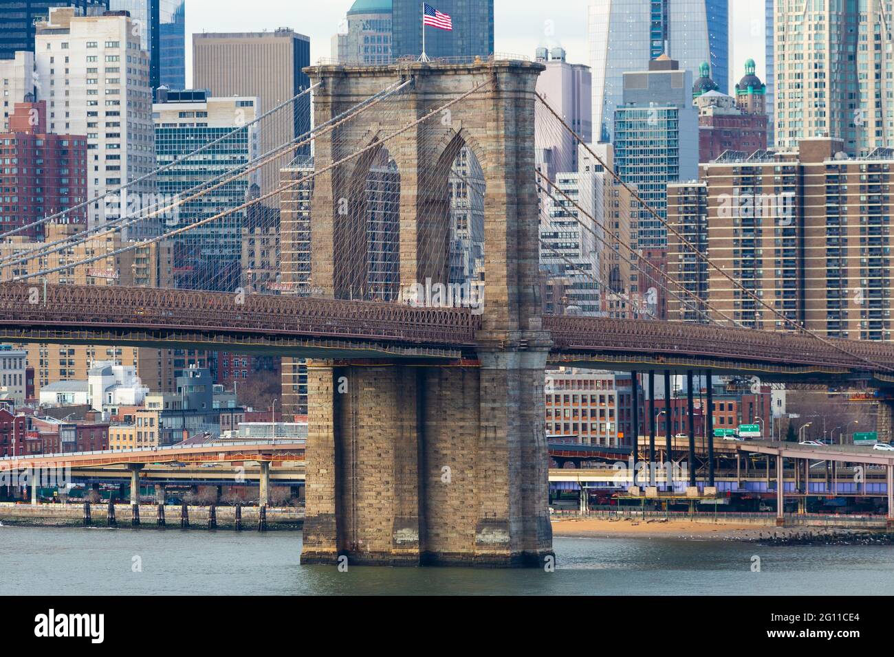 Brooklyn bridge arch hi-res stock photography and images - Alamy