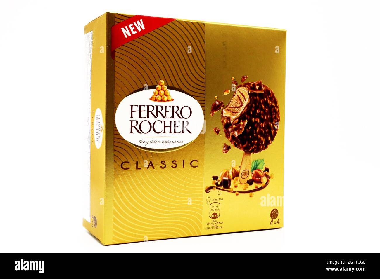 FERRERO ROCHER Ice Cream. Ferrero Rocher is an Italian brand of Ferrero ...