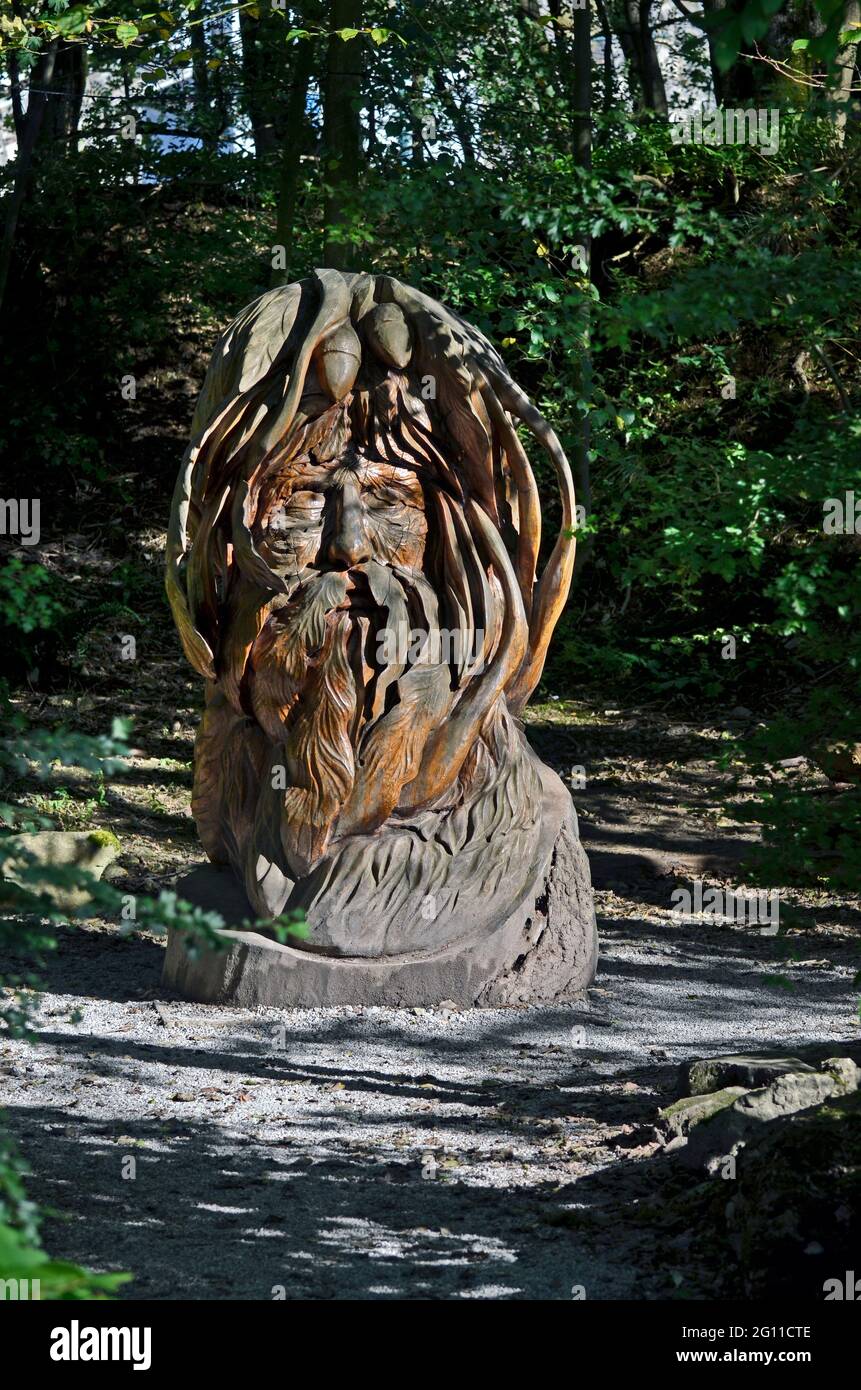 Green man carving hi-res stock photography and images - Alamy