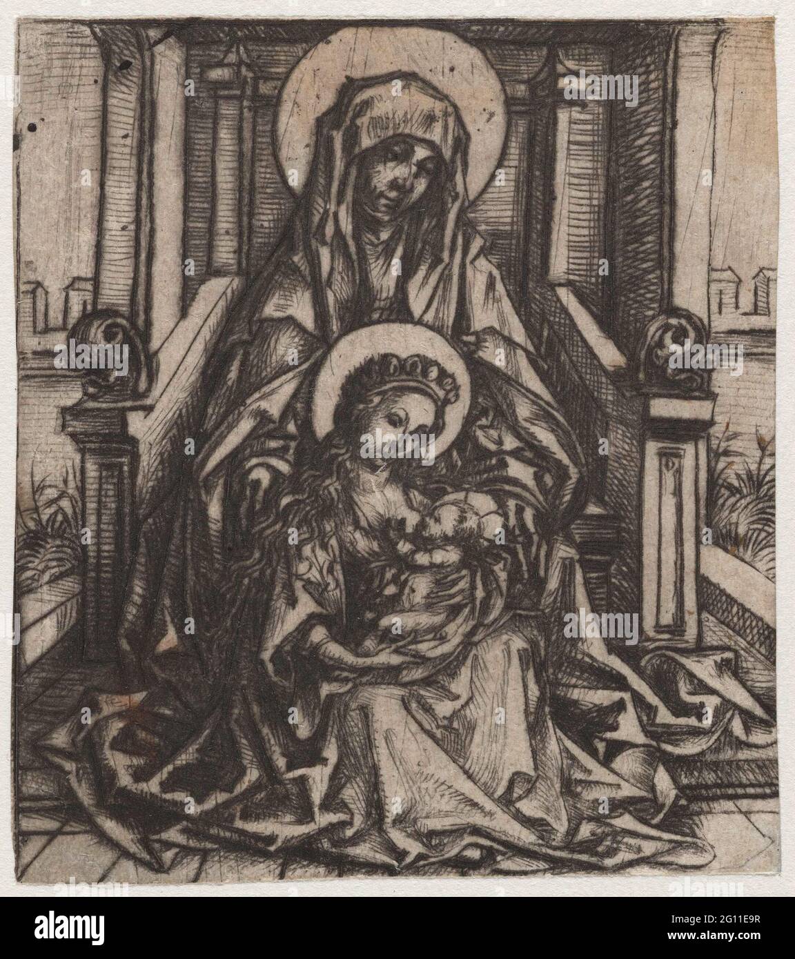 Saint Anna-Threesome. Saint Anna, Maria and the Christ child Stock ...